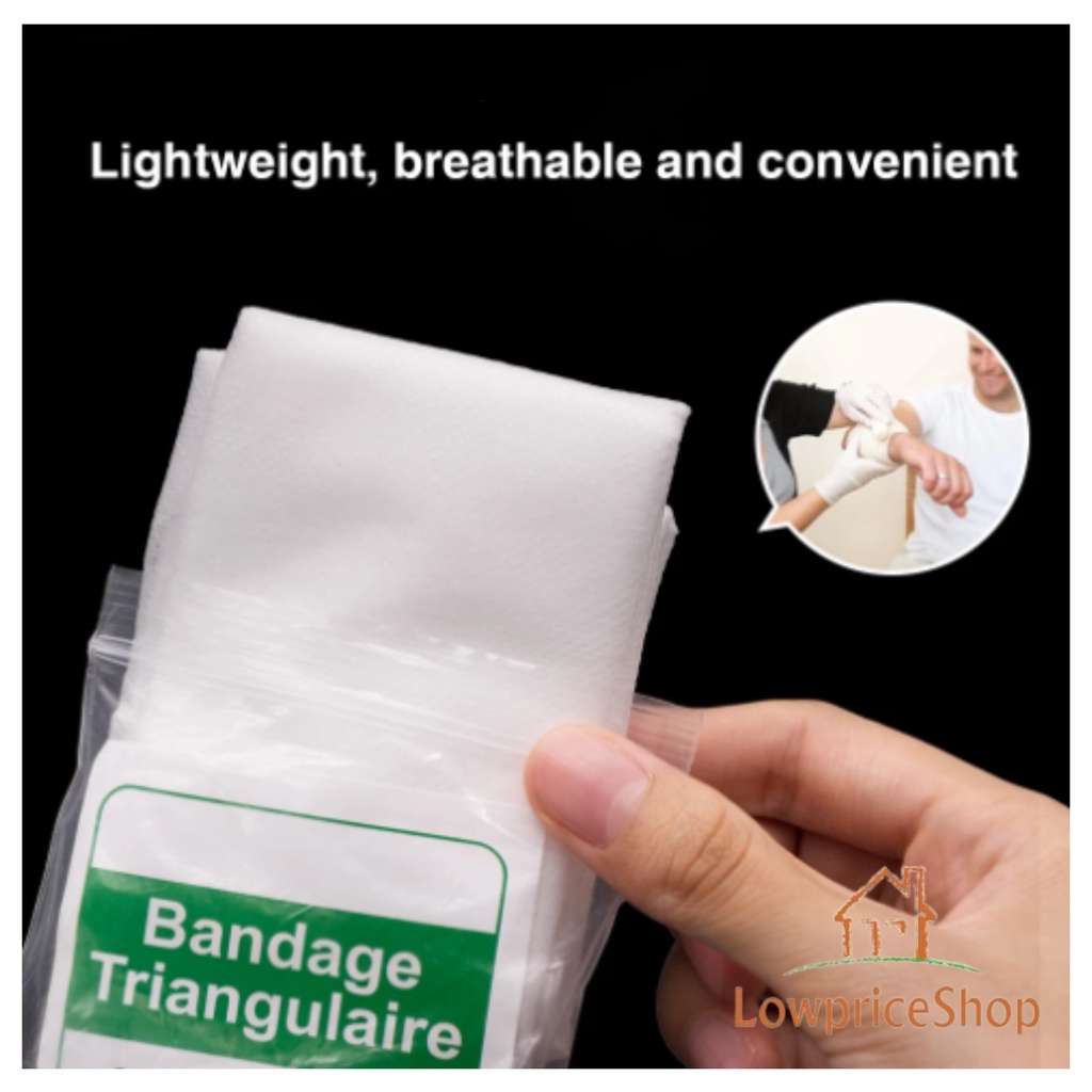JERRY888 White Triangular Bandage Fracture Fixation Emergency Bandage ...