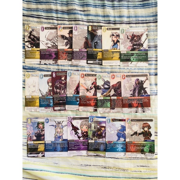 FFTCG CARD SALE! Original Final Fantasy TCG Trading Cards.FF Opus I - XV. Rares, Foils, and ...
