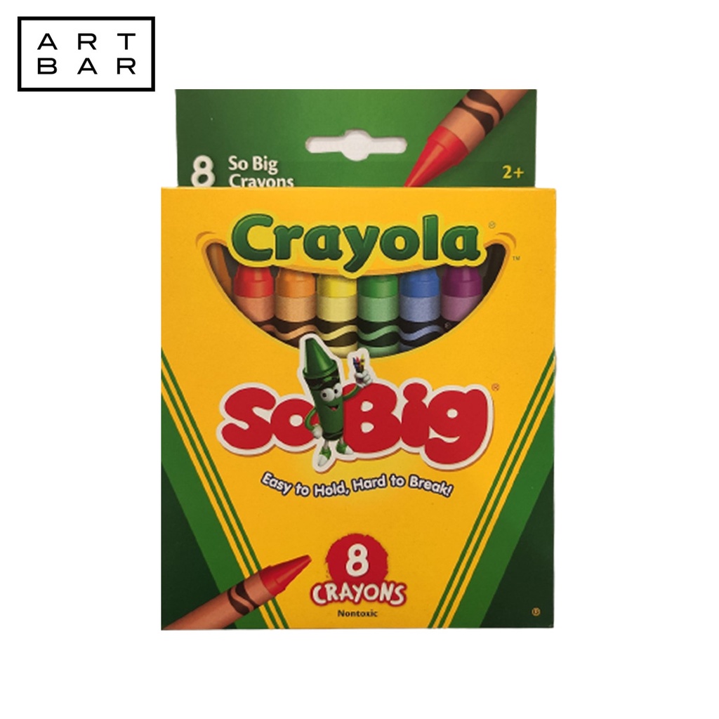 Crayola Jumbo Crayon 8 Colors So Big - Art Bar PH | Shopee Philippines