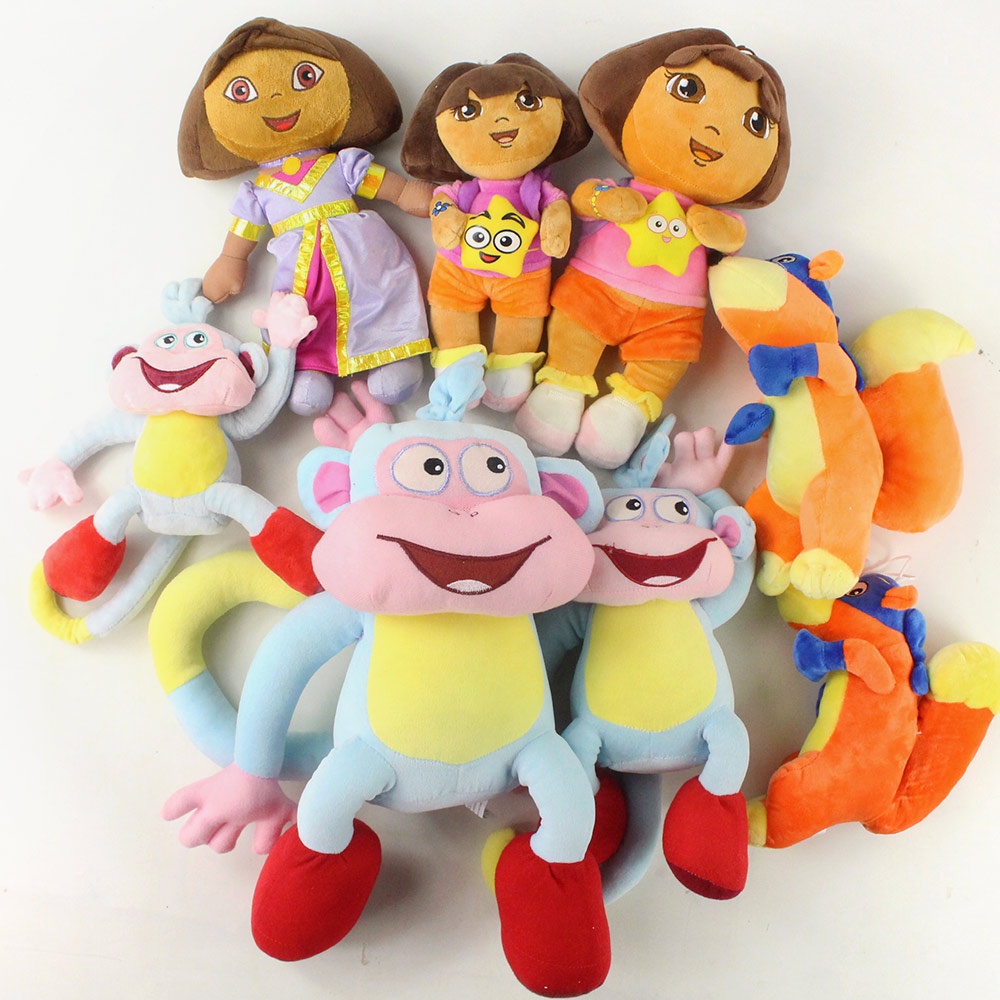 9Style Anime Dora the Explorer Monkey Boots Dora Stars Fox Swiper ...