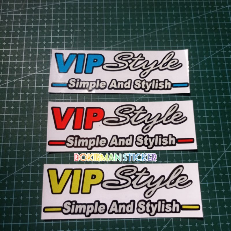Sticker VIP STYLE SIMPLE AND STYLISH CUTTING | Shopee Philippines