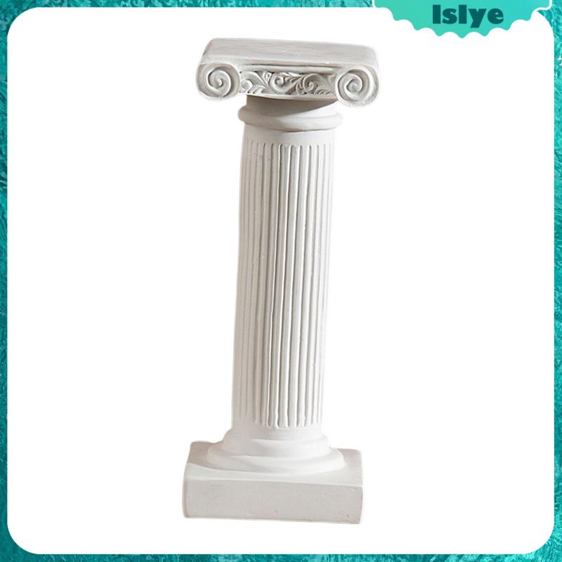[Lslye] White Roman Pillars Resin Mini Greek Columns for Indoor Gift ...
