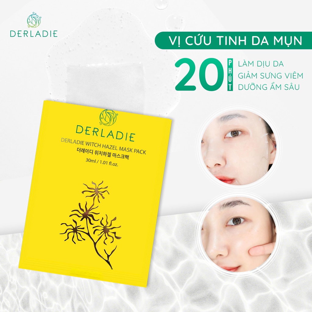 Derladie Witch Hazel Mask Pack 30ml | Shopee Philippines