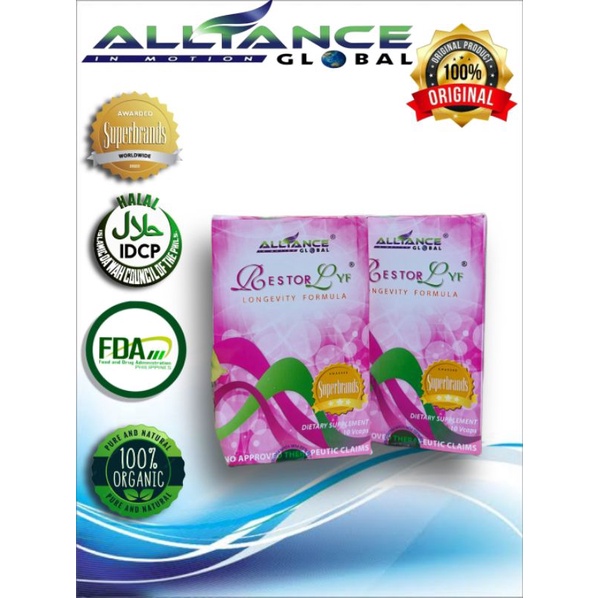 RestorLyf Longevity Formula (30caps) | Shopee Philippines