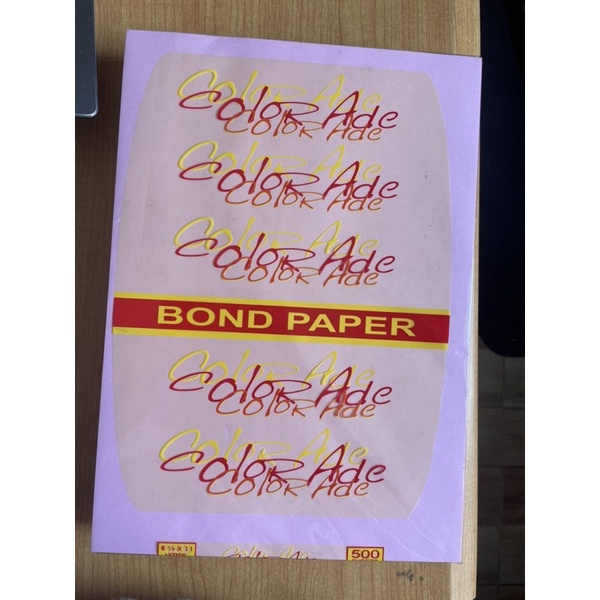 Colored Bond paper 56gsm 500sheets per ream | Shopee Philippines