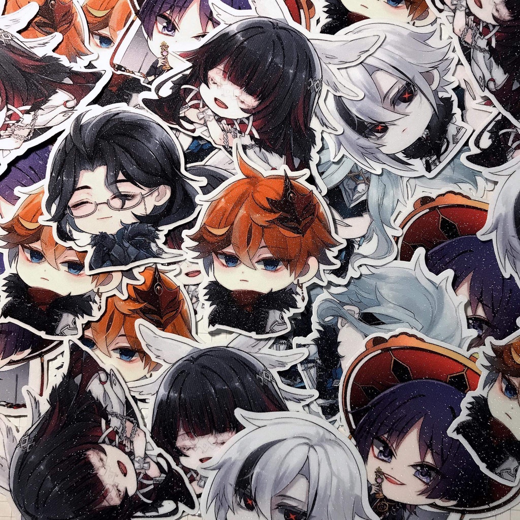 GENSHIN IMPACT WATERPROOF STICKERS - FATUI HARBINGERS | Shopee Philippines