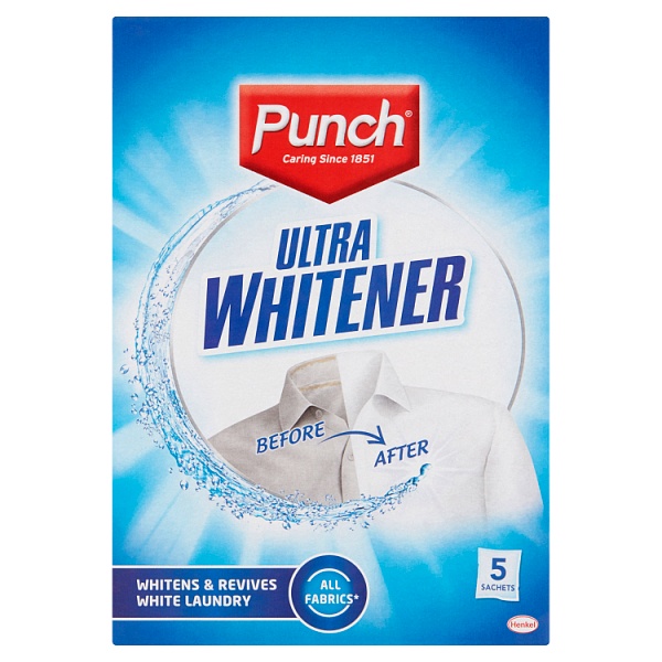 Punch Ultra Whitener Laundry Whitening Solution (5ct) | Shopee Philippines