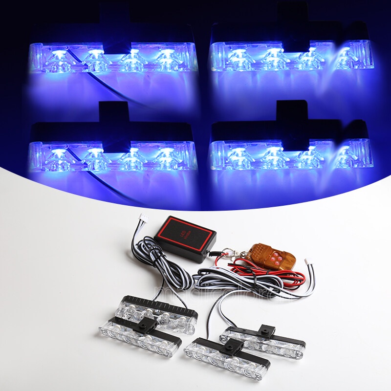 LED DRL 12V 24V Car Strobe Warning Lighter Ambulance Fso Police Light ...