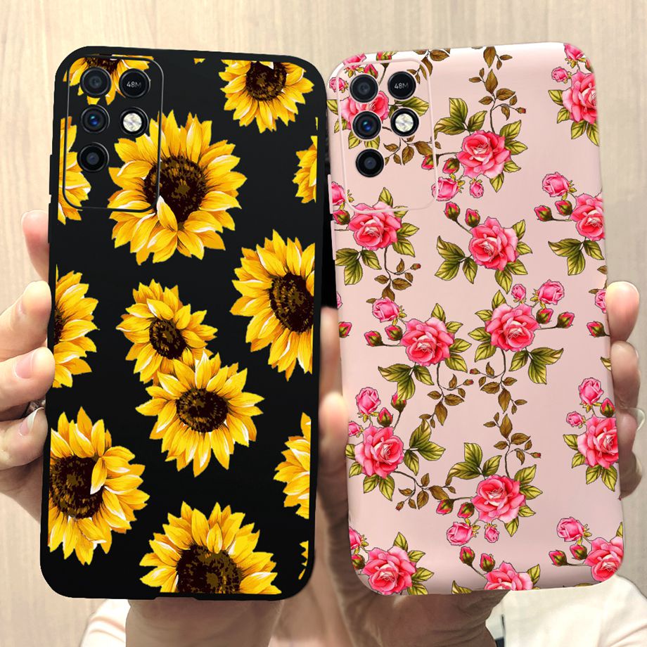 Infinix Note 10 / Infinix Note 10 Pro NFC Soft Case Sunflower Printed ...