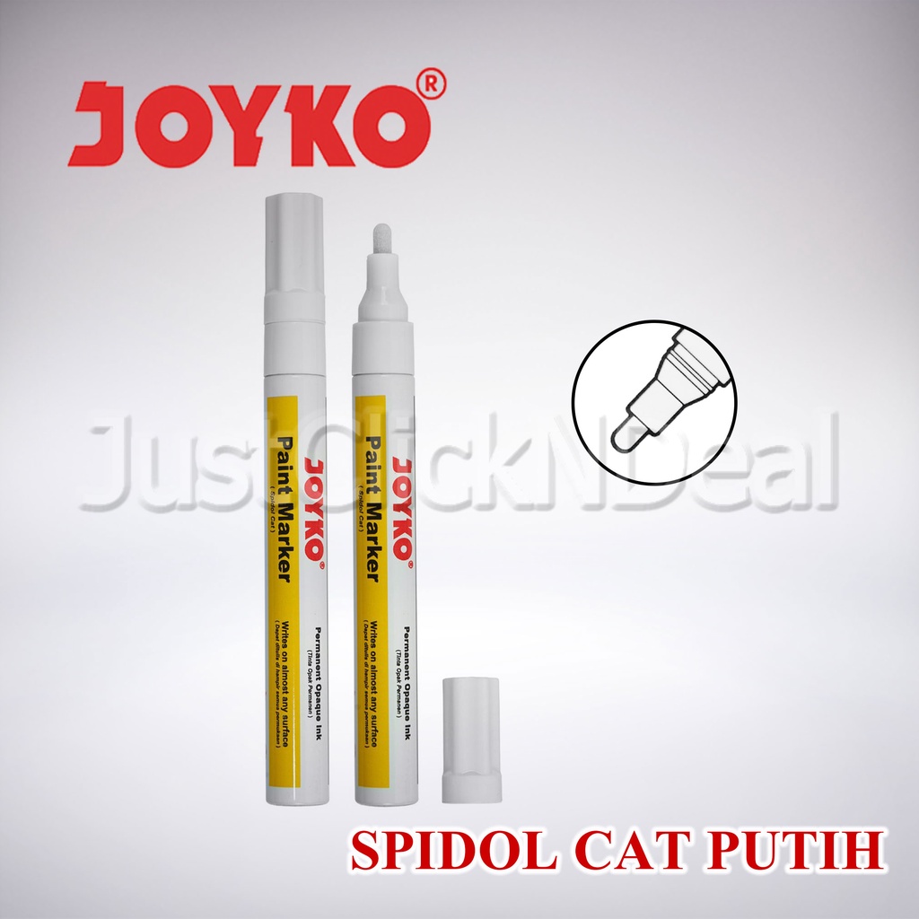 PUTIH Joyko White Paint Marker Permanent Paint Marker | Shopee Philippines