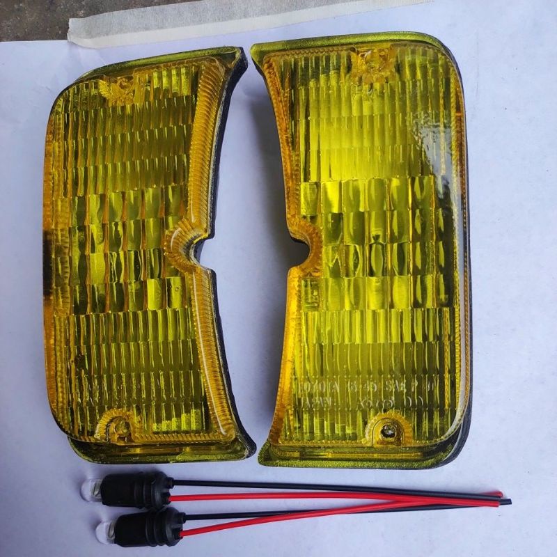 Wagon Face Inner Light Muta Yellow 1 Pair For Corolla Ee89 Ee90