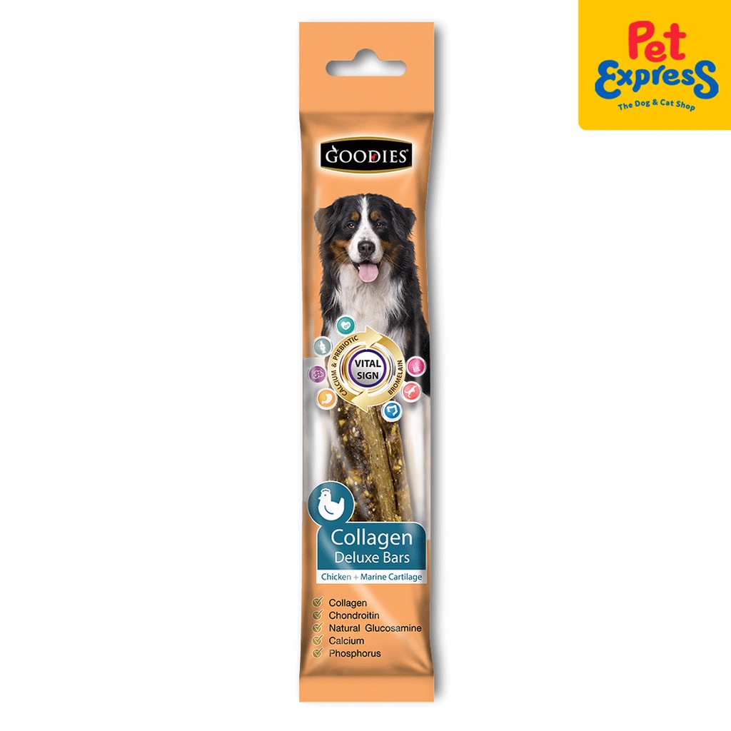 Goodies Deluxe Bar Collagen Chicken Dog Treats 65g | Shopee Philippines