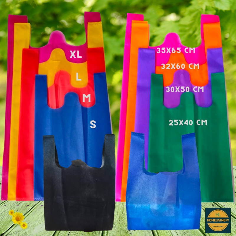 Makapal Presentable Packaging Sando Eco Bag Reusable 50pcs Grocery ...