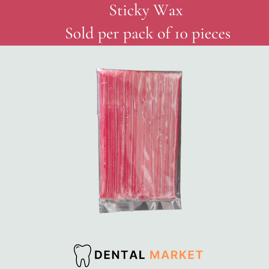 Sticky Wax, Sold per pack of 10 pieces, Dental Market Supply | Shopee ...