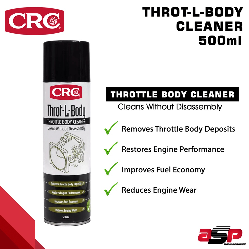 CRC Throt-L-Body Throttle Body Cleaner 500ml | Shopee Philippines