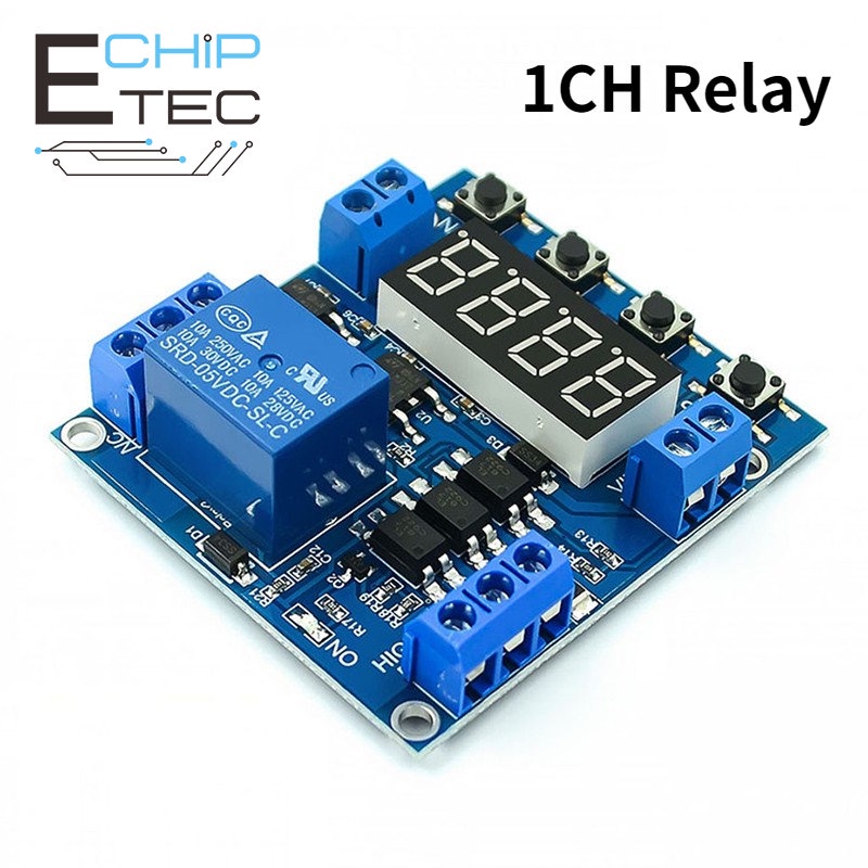 DC 6-30V 1 Channel 5V Relay Module Time Delay Relay Module Trigger OFF ...