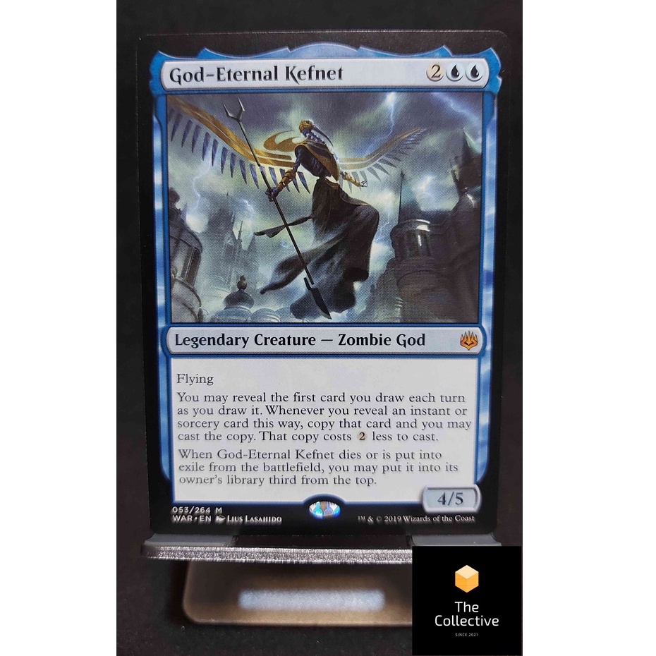 Magic the Gathering - MTG Card Game - God-Eternal Kefnet - WAR [BLUE ...