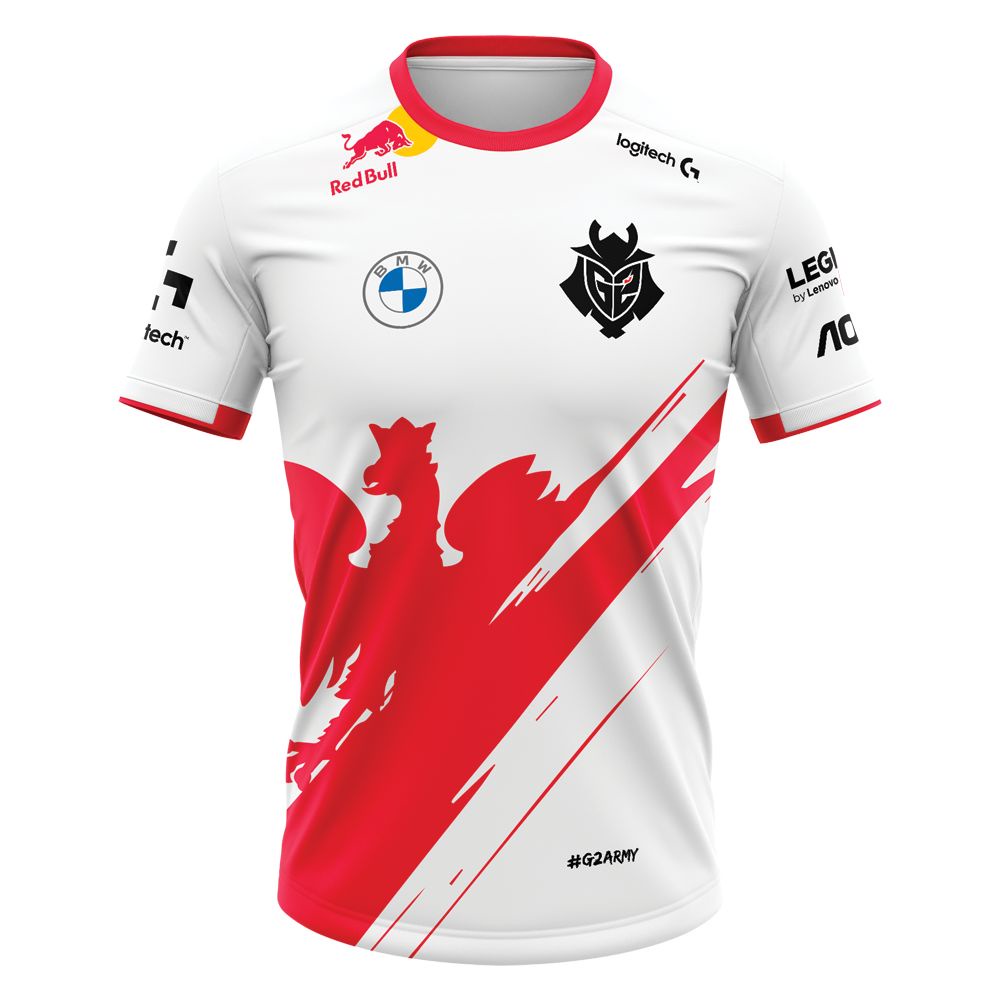 G2 Worlds Jersey 2022 LOL E-sports Competition Short Sleeve G2 Esports ...