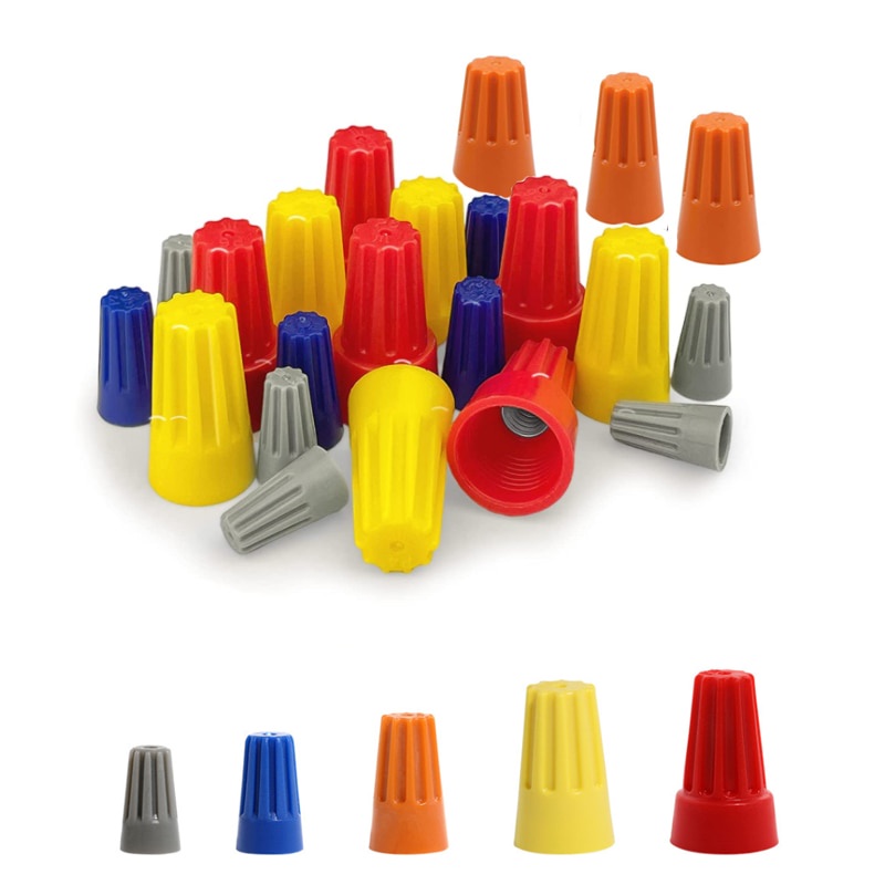 25/50/80pcs Quick Wire Connector Colorful Electrical Insulated Crimp ...