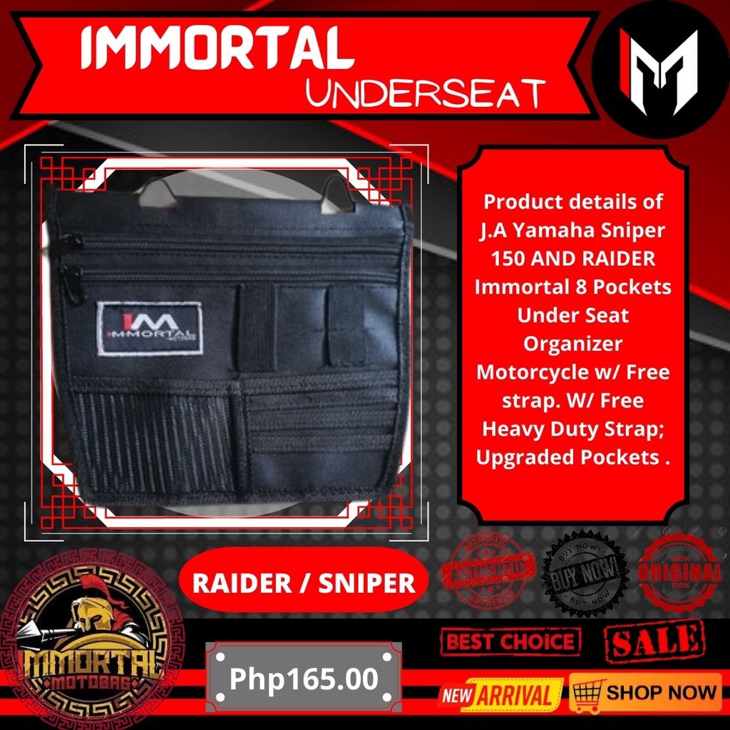 Immortal Underseat for RAIDER / SNIPER Cash on Delivery - Onhand ...