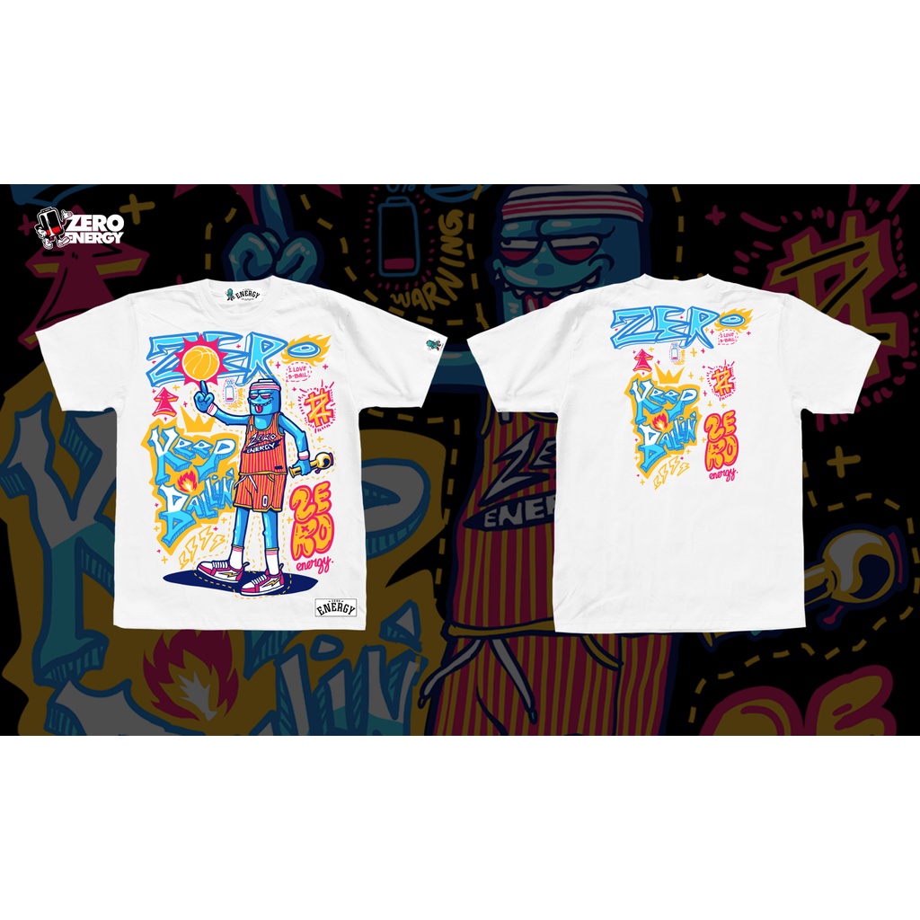 ALL LOCAL BRAND - Zero Energy - HOOPS COLLECTION "KEEP BALLIN" Men T ...
