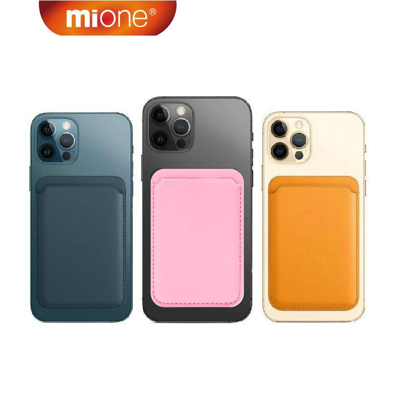 Mione Magnetic Leather Wallet With LOGO For IP 13 Pro Max Card Bag ...