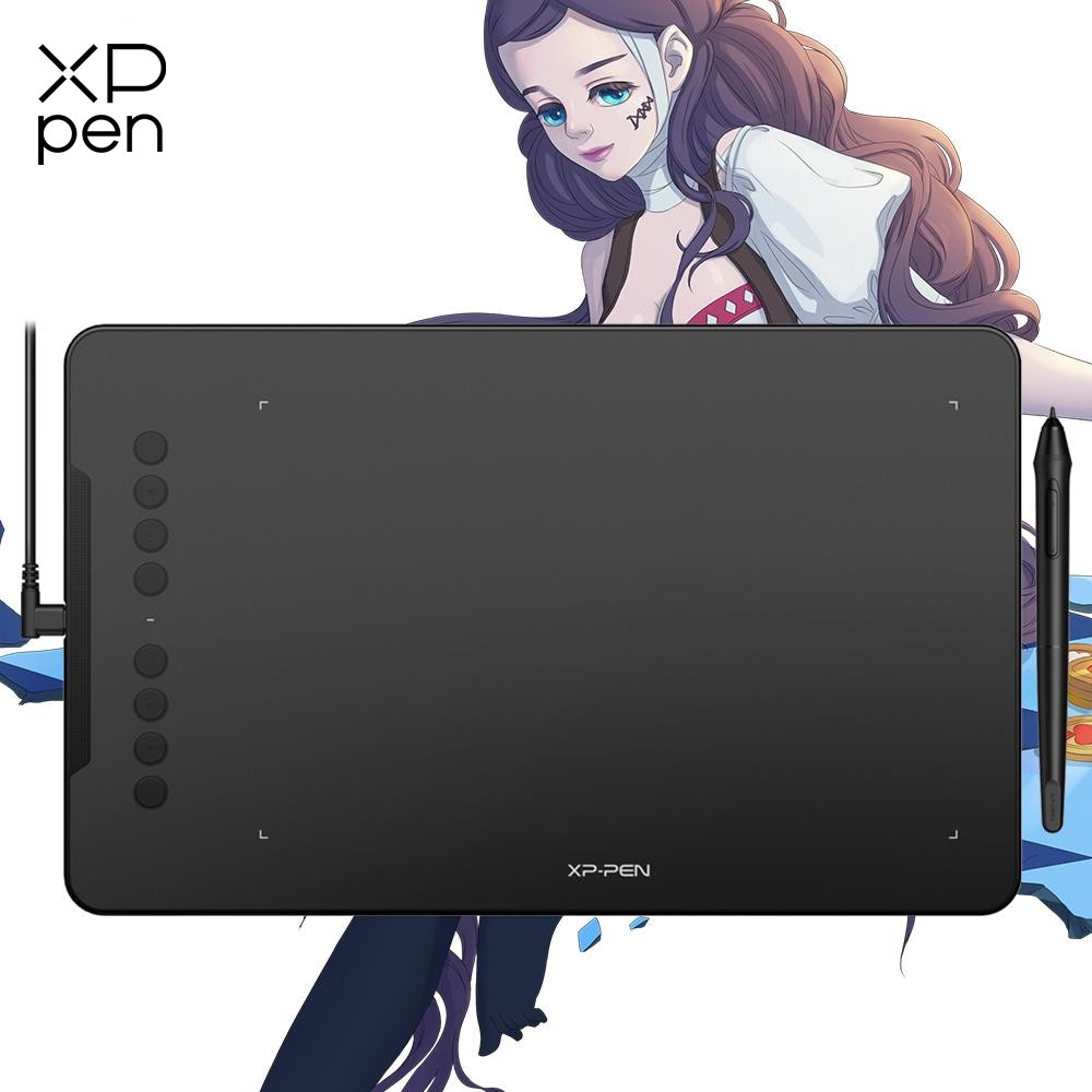 XPPen DECO01V3 Digital Graphic Drawing Tablet 10inch Pen Tablet Support ...