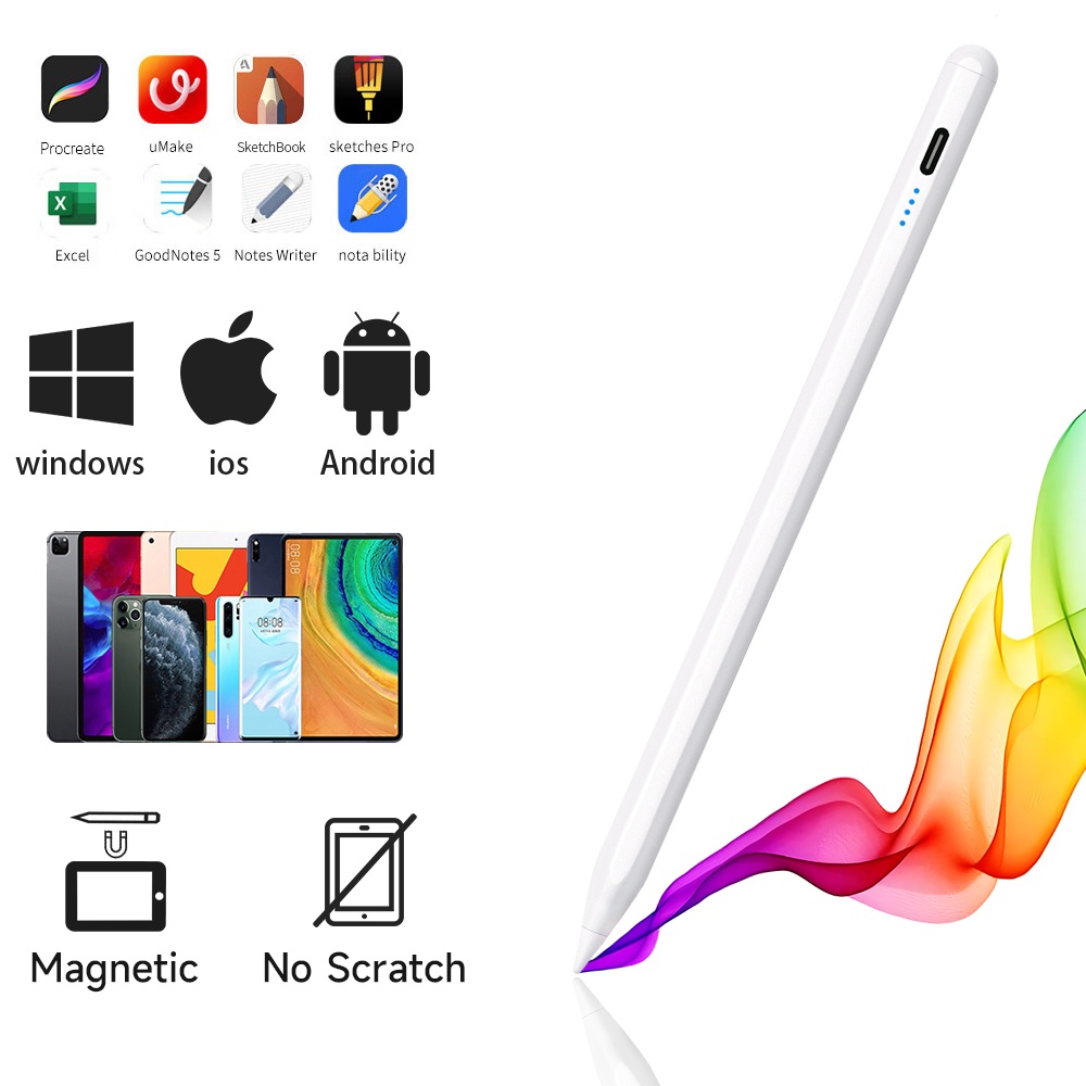 Universal laptop tablet capacitive pen for Android IOS Windows touch ...