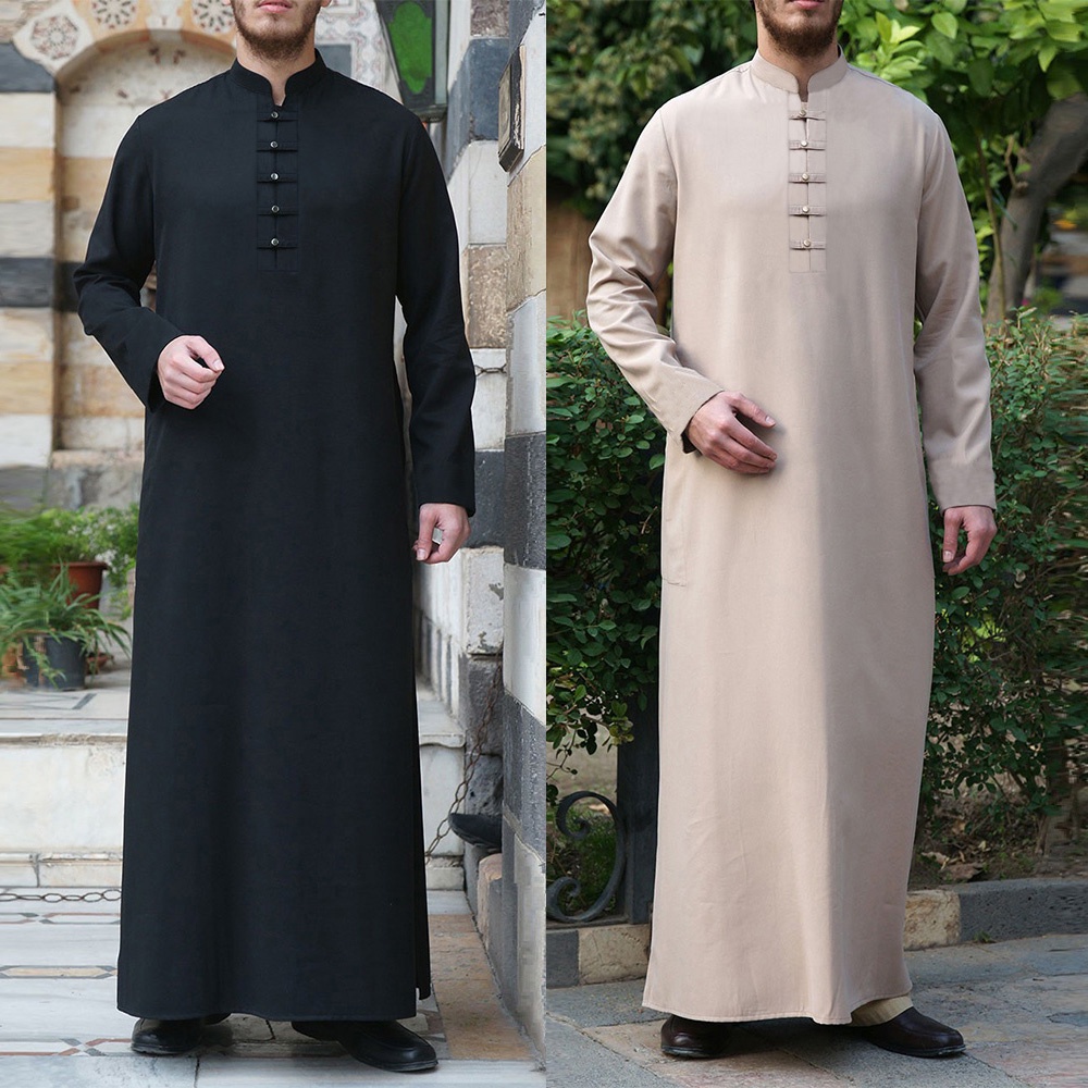 Islamic Clothing For Men Muslim Dress jubba thobe Saudi Arabia Kaftan ...