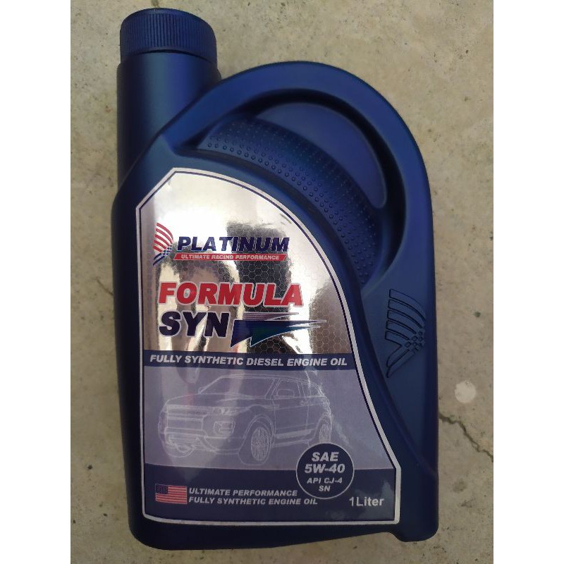 Platinum Formula Syn 5W-40 Fully Synthetic Diesel Engine Oil | Shopee ...