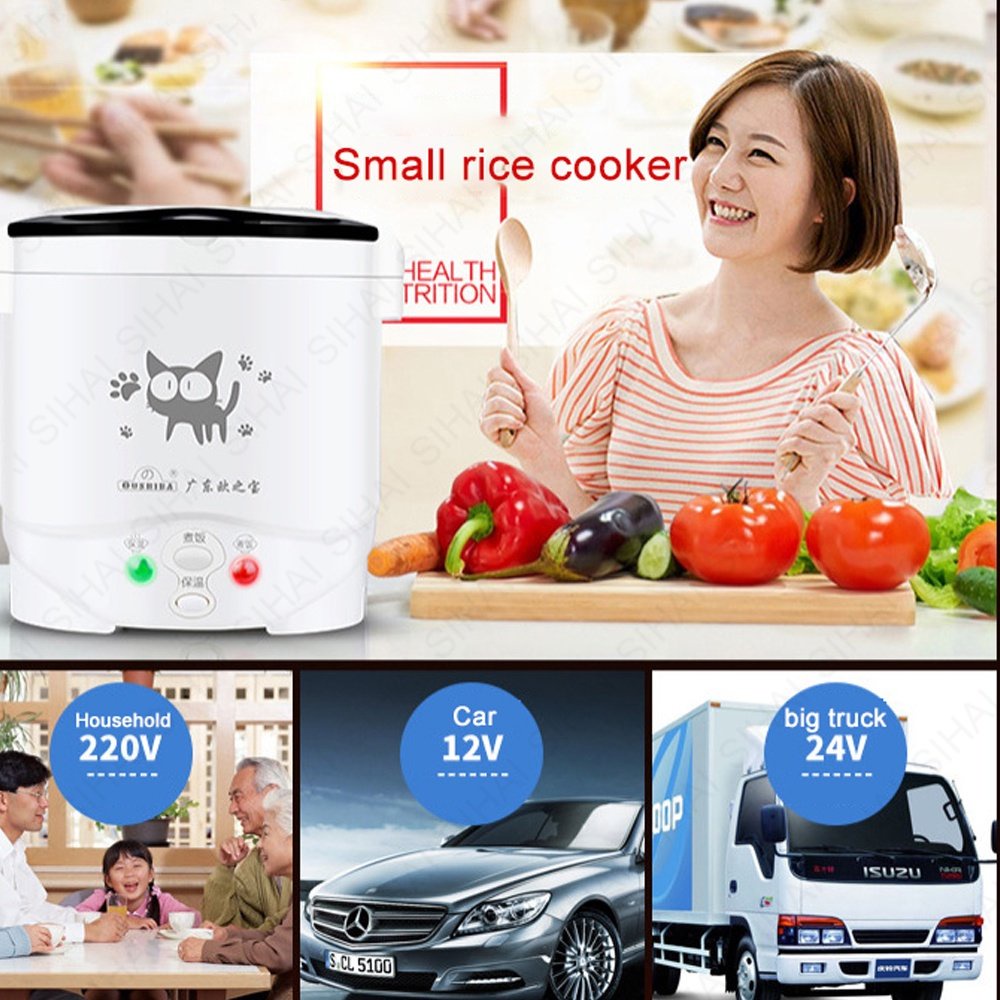 Electric Mini Rice Cooker MultiCooker Portable Rice Cooker Household ...