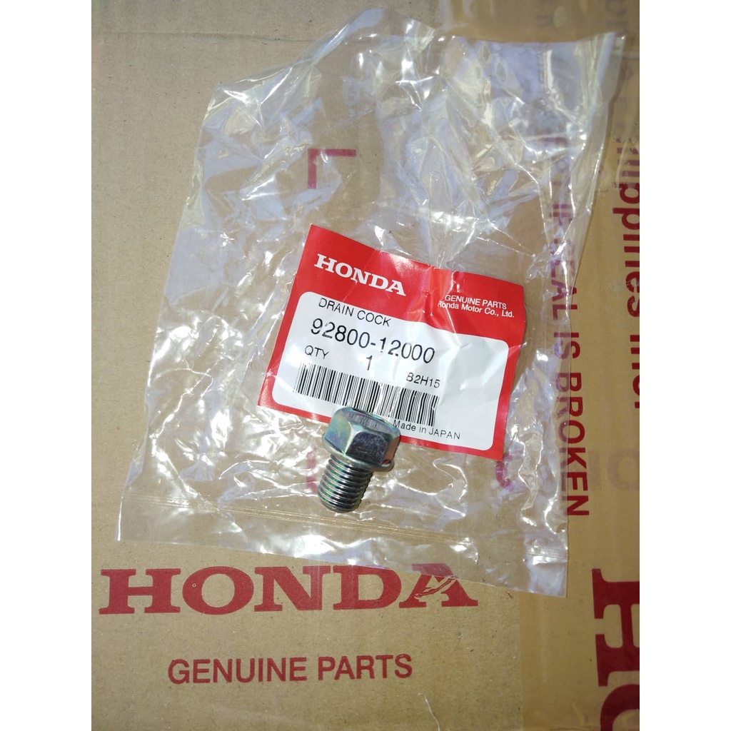 ORIGINAL DRAIN BOLT/DRAIN PLUG HONDA wave 125, xrm, cbr, rs, tmx 155 ...