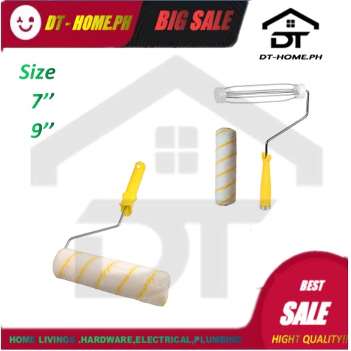 Acrylon Paint Roller 7"or 9" with Handle / Acrylon / Plastic Paint Tray ...