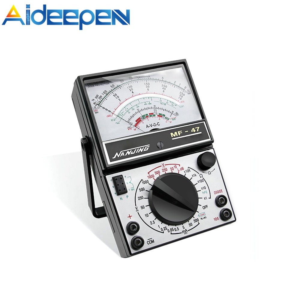 Aideepen Mf47 Multimeter Mechanical With Internal Magnetic Pointer Anti ...