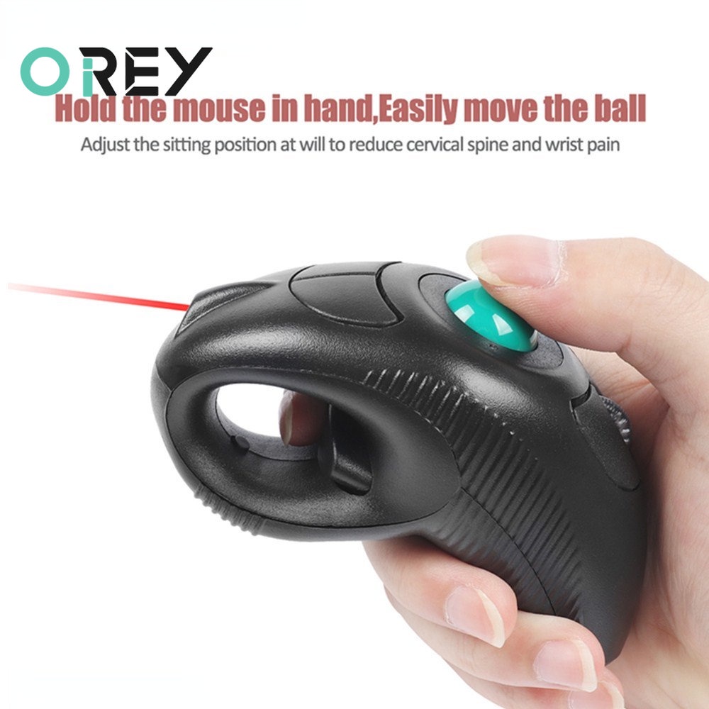 Wireless Bluetooth-compatible Trackball Finger Mouse Gaming Mouse ...