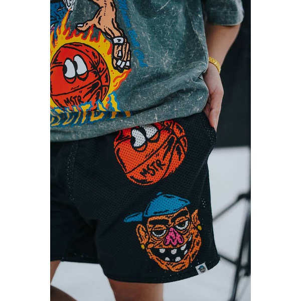 MSTR CO. - ACID WASH COLLECTION "BALL CLUB" Mesh Short (Black) | Shopee ...