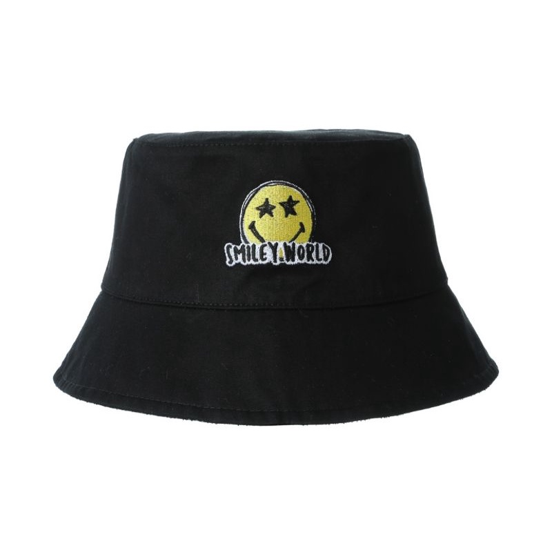 Miniso bucket Hat revesible smile | Shopee Philippines
