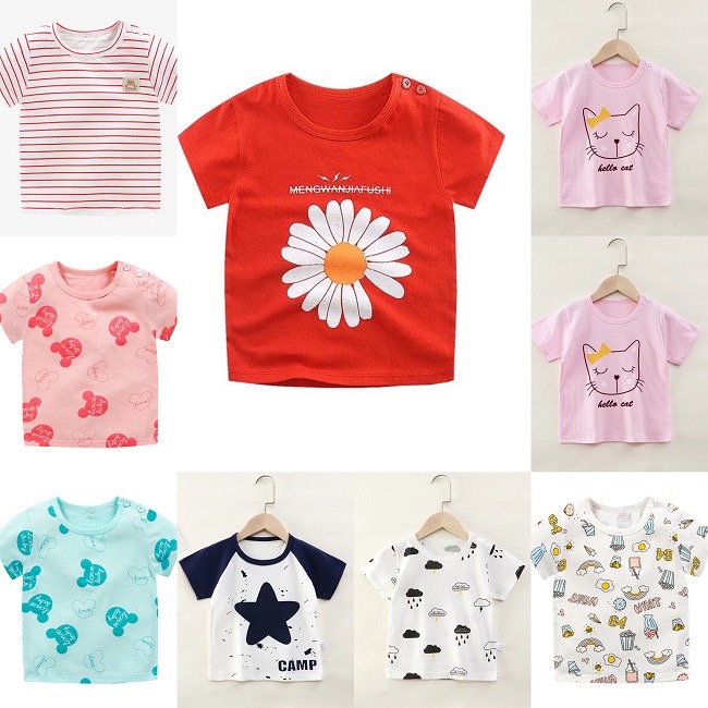 Fashion Clothes Cotton tops for baby | Shopee Philippines
