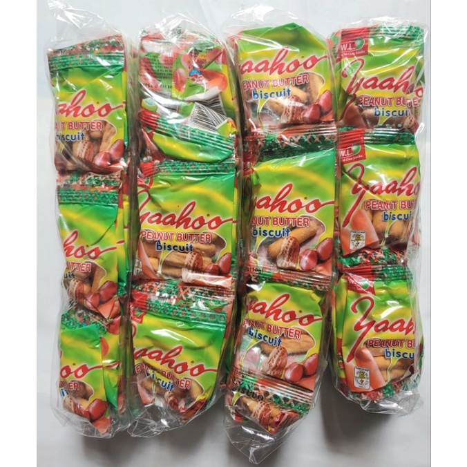 7 Pack Yaahoo Peanut Butter Biscuit (12 pcs) | Shopee Philippines