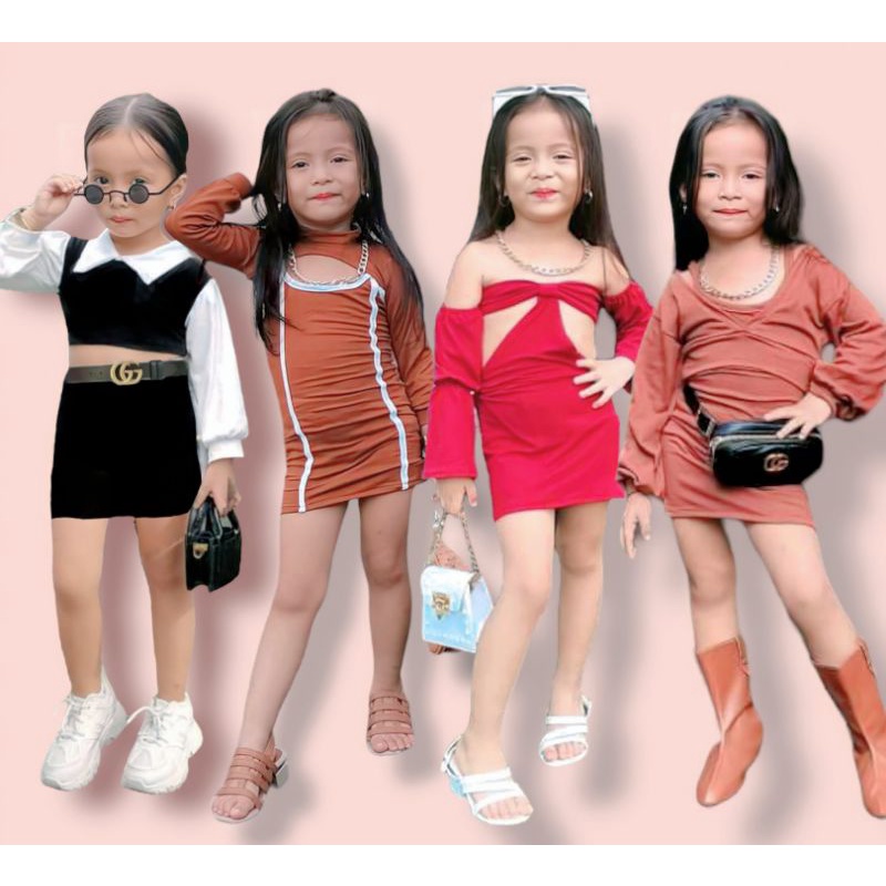 BSCO INSPIRED OUTFITS FOR BABY GIRL FOR PETITE ONLY | Shopee Philippines