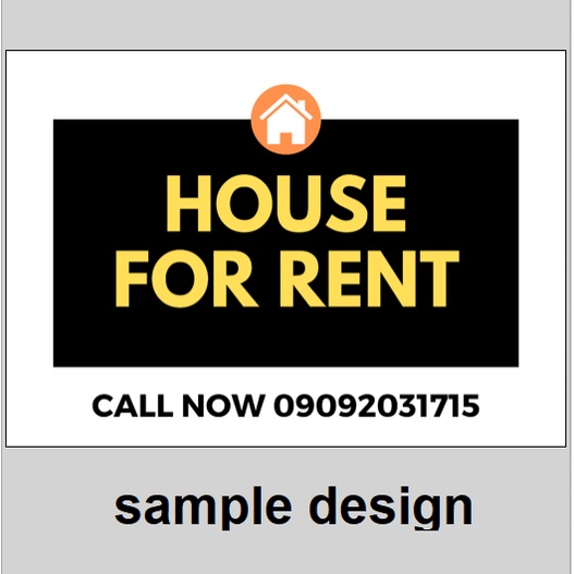 Sign Board and Signages Laminated a4 Chart 250mic FOR RENT SIGNAGE ...