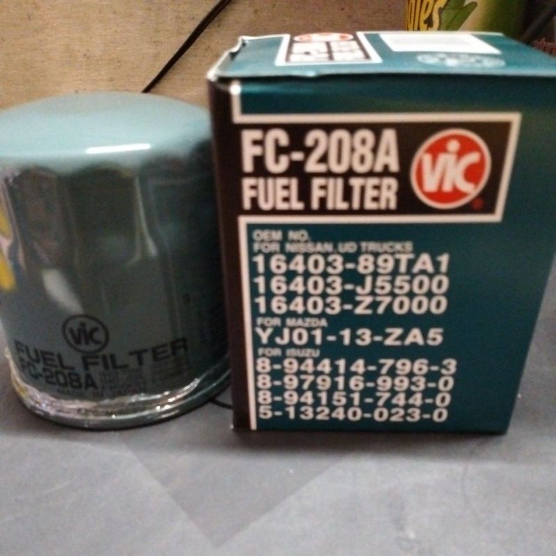 FC208A,VIC brand FUEL FILTER, all isuzi,nissan,mazda | Shopee Philippines