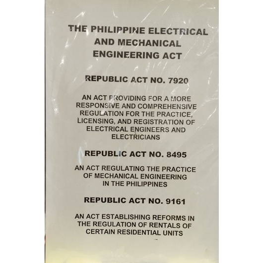 REPUBLIC ACT NO. 7920 ORIGINAL | Shopee Philippines