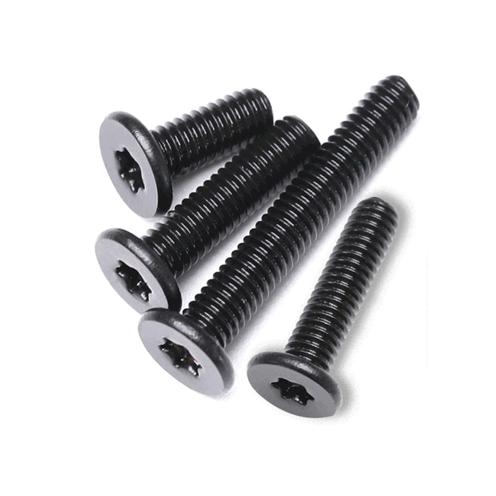10 50x Cm M2 M2 5 M3 M4 M5 M6 Black 304 Stainless Steel Six Lobe Ultra