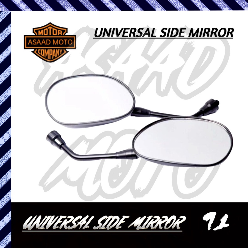 YAMAHA VEGA FORCE 115 UNIVERSAL BLACK LONG STEM SIDE MIRROR | COD ...