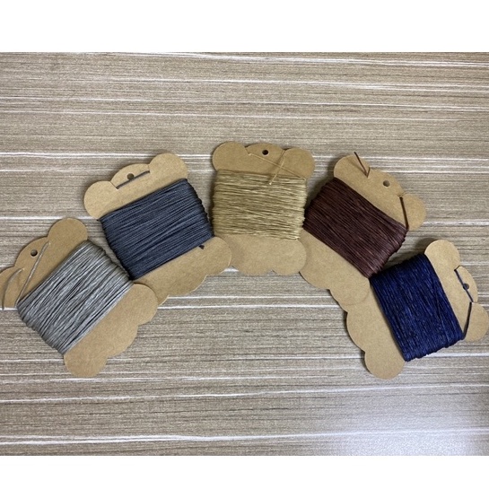 Waxed Thread 30m Benang Lilin Polyester Cord Sewing Stitching Leather ...
