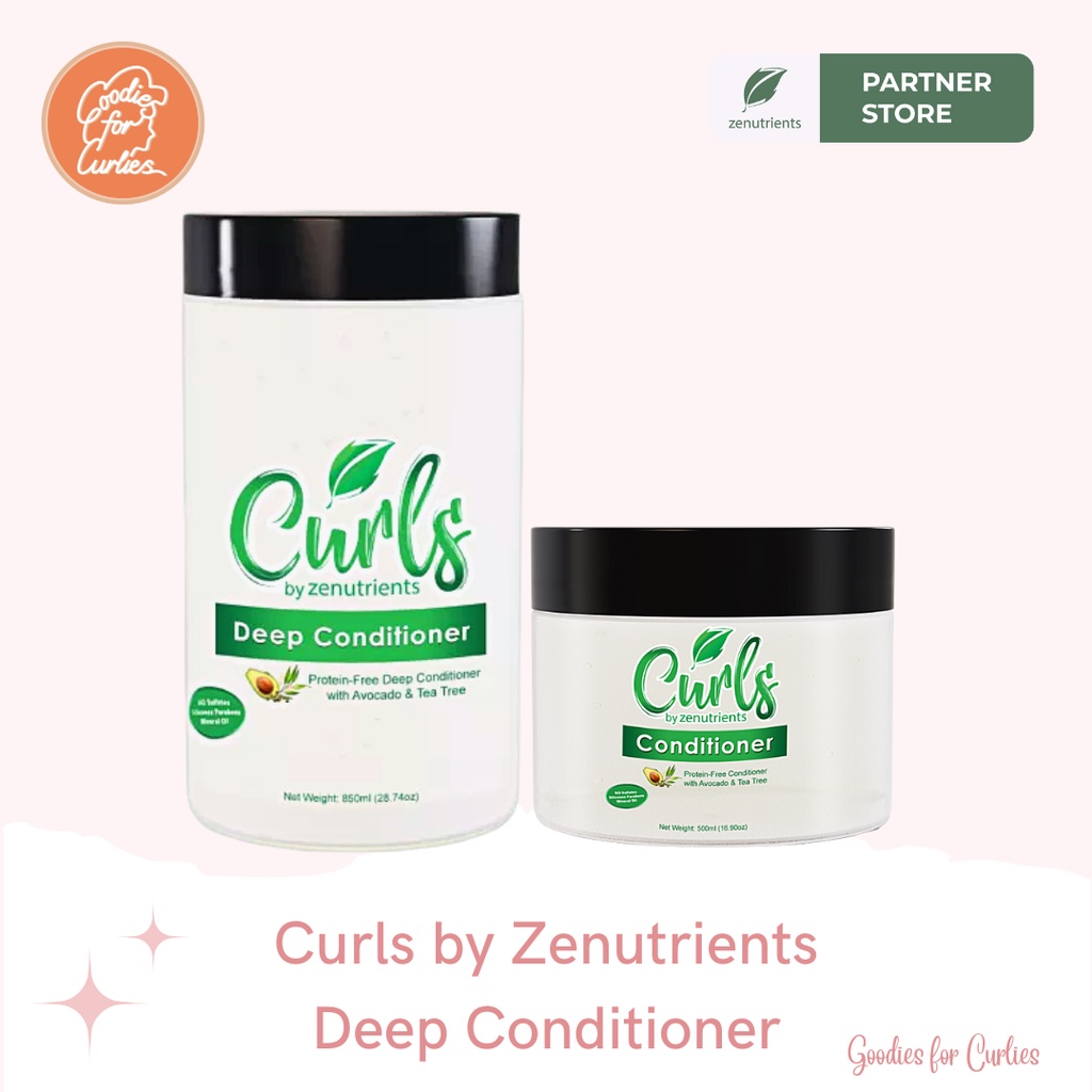 Curls by Zenutrients Deep Conditioner Avocado And Tea Tree Treatment ...