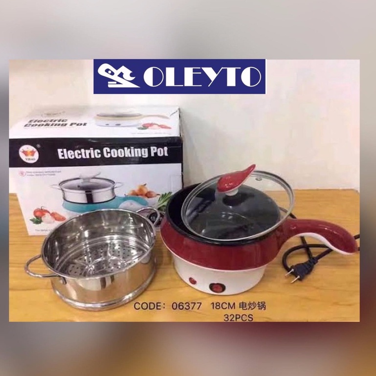 Multi-function Electric Mini Cooker Pot Electric Cooking Pot 1.5L, plug ...