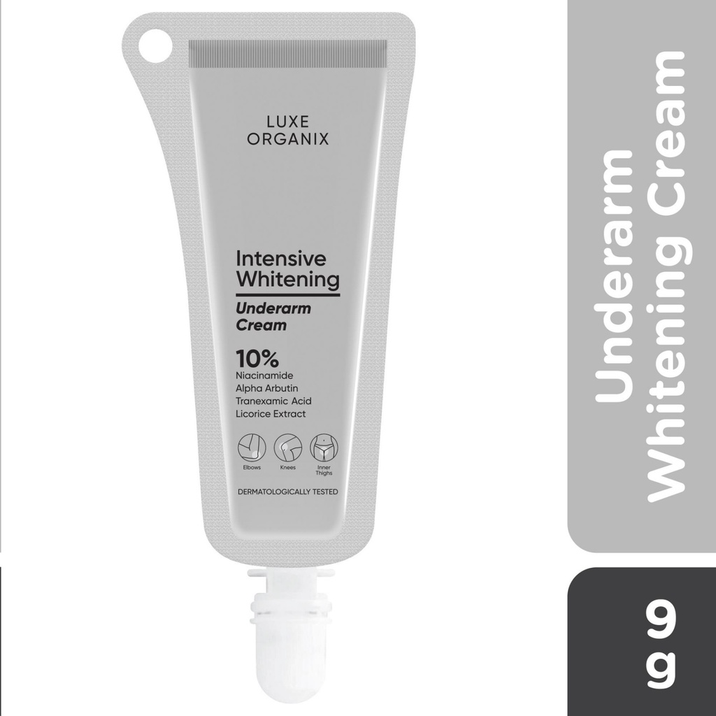Luxe Organix Intensive Whitening Underarm Cream Sachet 9g | Shopee ...