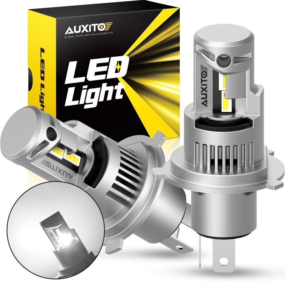 AUXITO H4 LED Headlight 100W 20000LM for Car Super bright H4 9003 HB2 ...